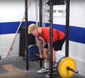 Rack Pull Exercise Form Guide with Video & Pictures