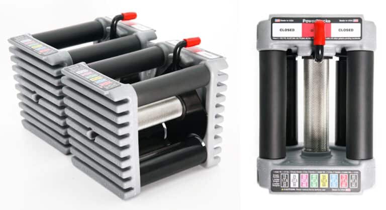 PowerBlock Knurled Handles Review: Aggressive Steel Grips